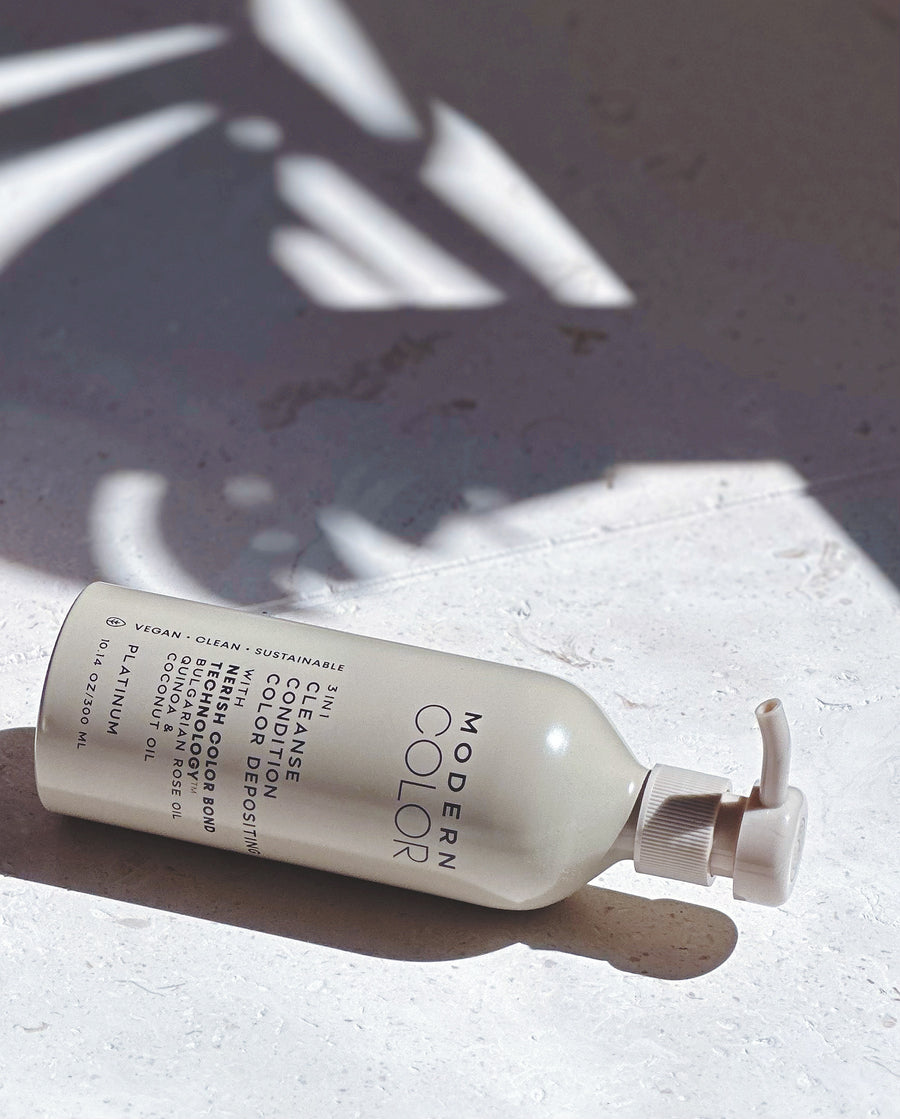 3-In-1 Hair Color Refresh + Cleanse + Condition - Platinum – Modern Color