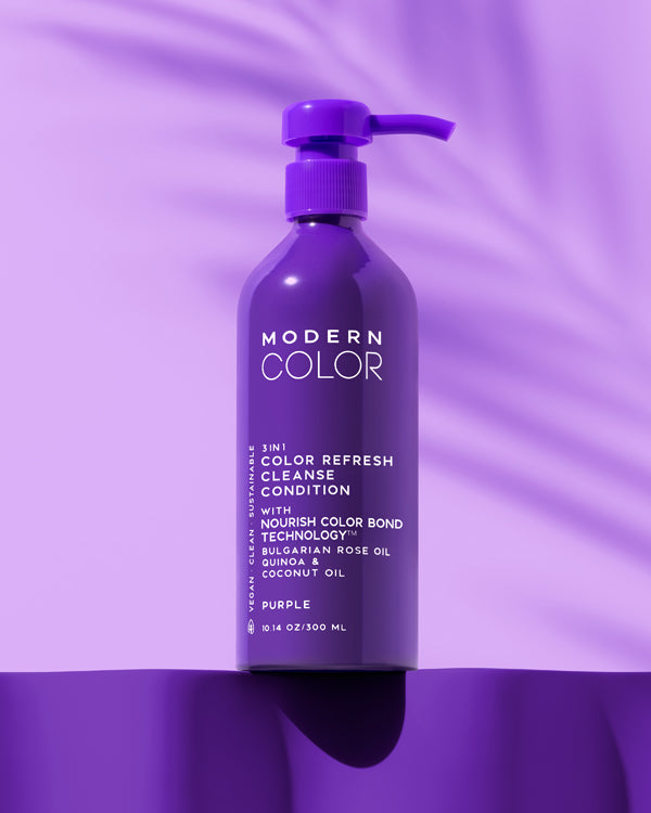 3-In-1 Hair Color Refresh + Cleanse + Condition - Violet – Modern Color